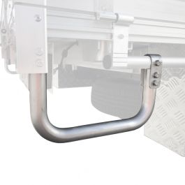 Ute tray alloy side step 32mm to suit Bocar trays | Aeroklas